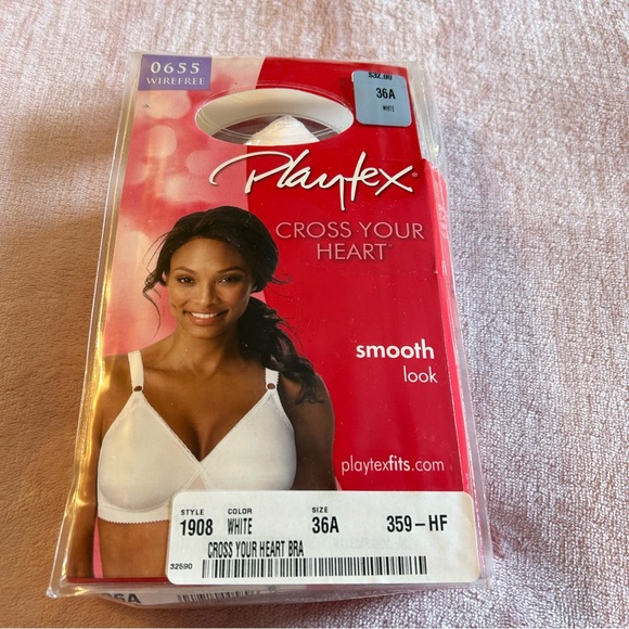 Playtex | Intimates & Sleepwear | Playtex Cross Your Heart White Bra ...